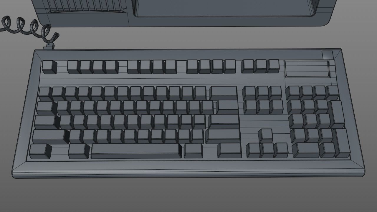 IBM Computer 3D model | CGTrader