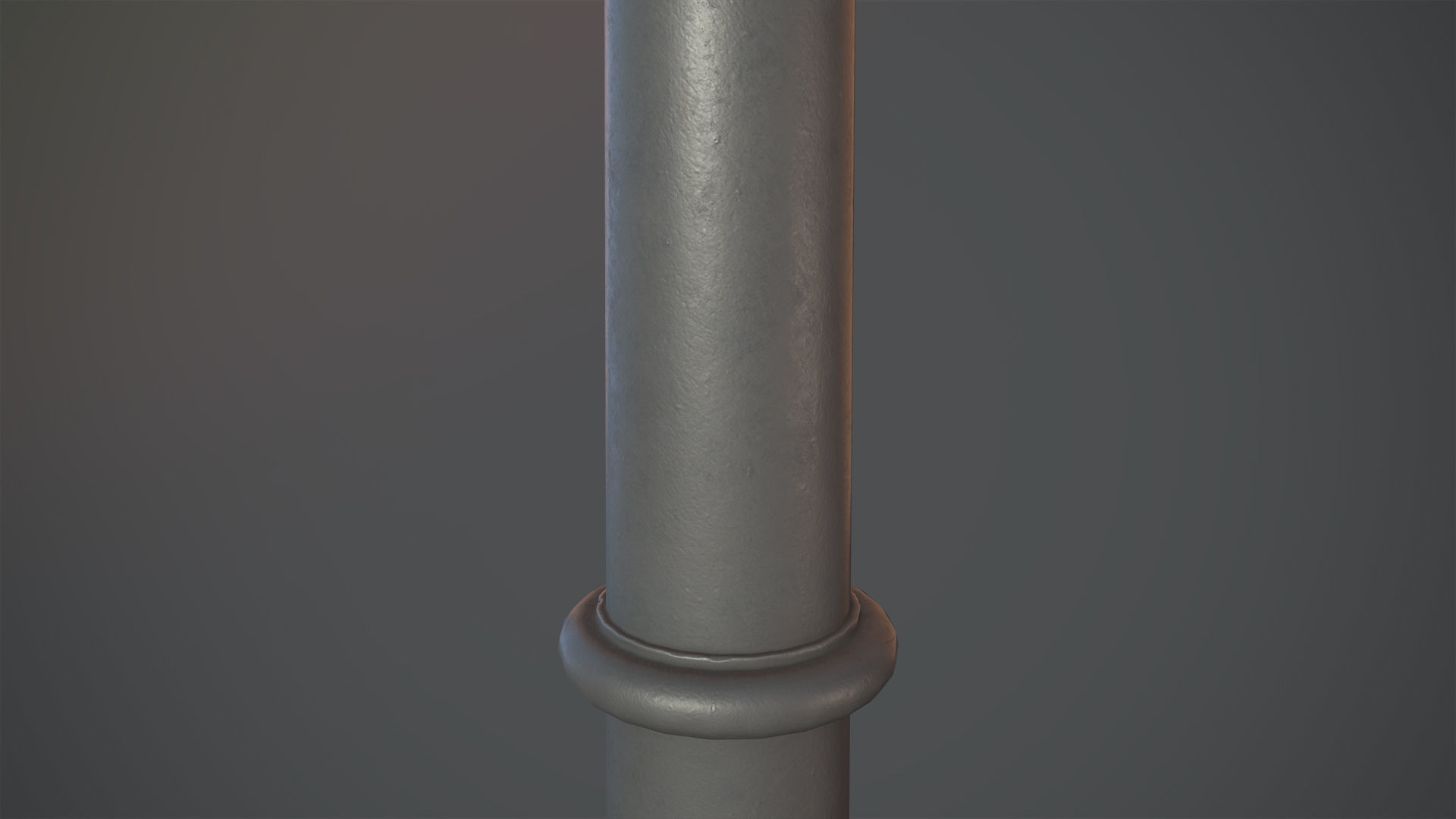 3D model Barrier Bollard pack 5 Gray v1 VR / AR / low-poly | CGTrader