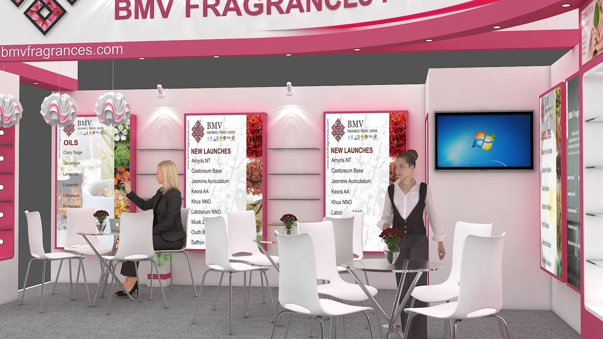 2 side open stall design 3D model | CGTrader