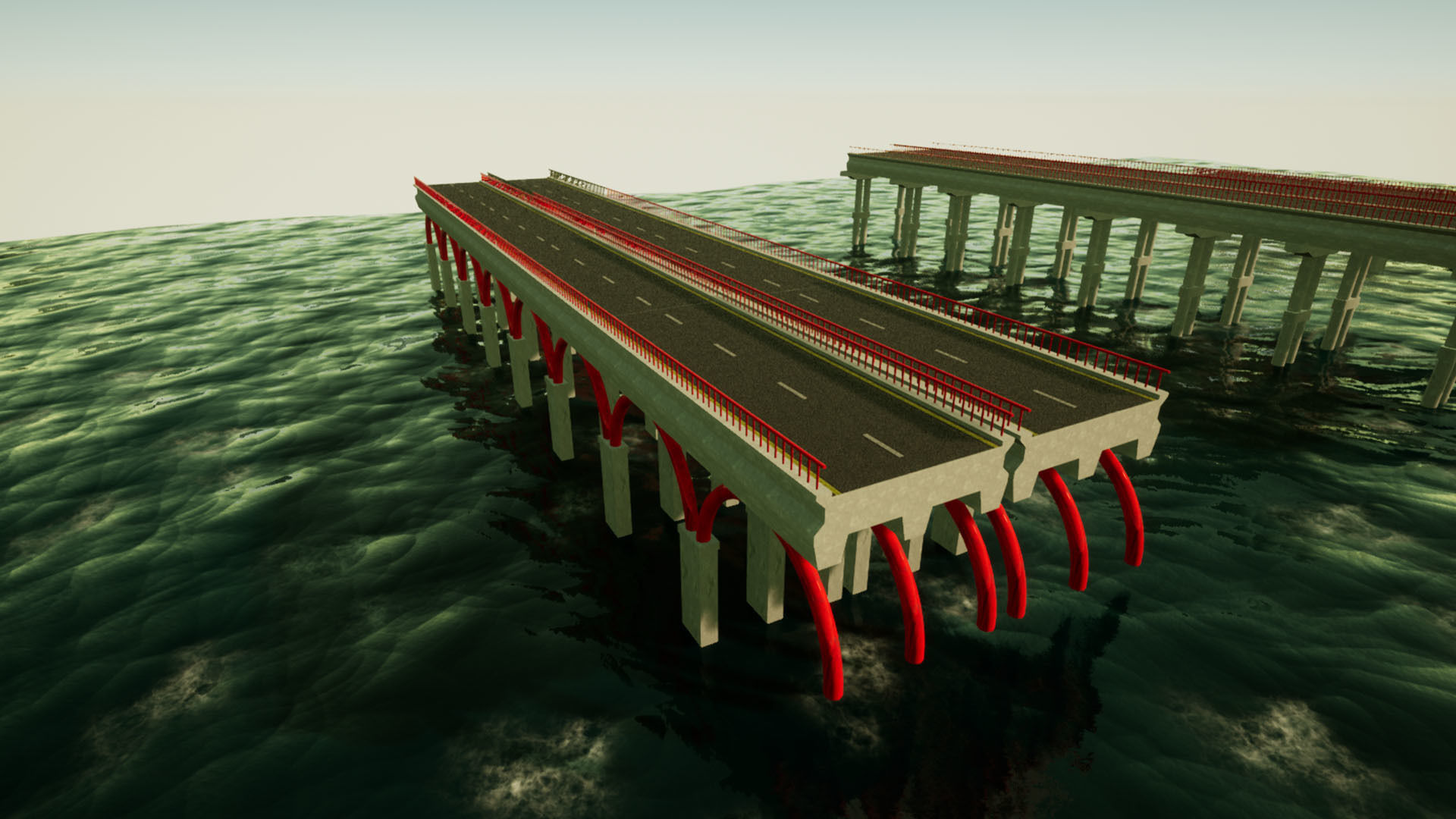 3D model Modular Bridge Parts VR / AR / low-poly | CGTrader