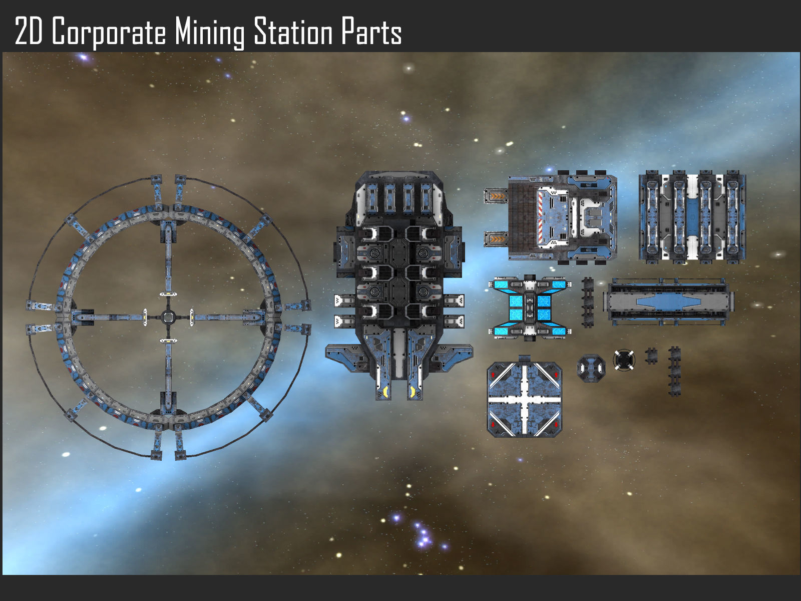 2D Corporate Mining Station Texture | CGTrader