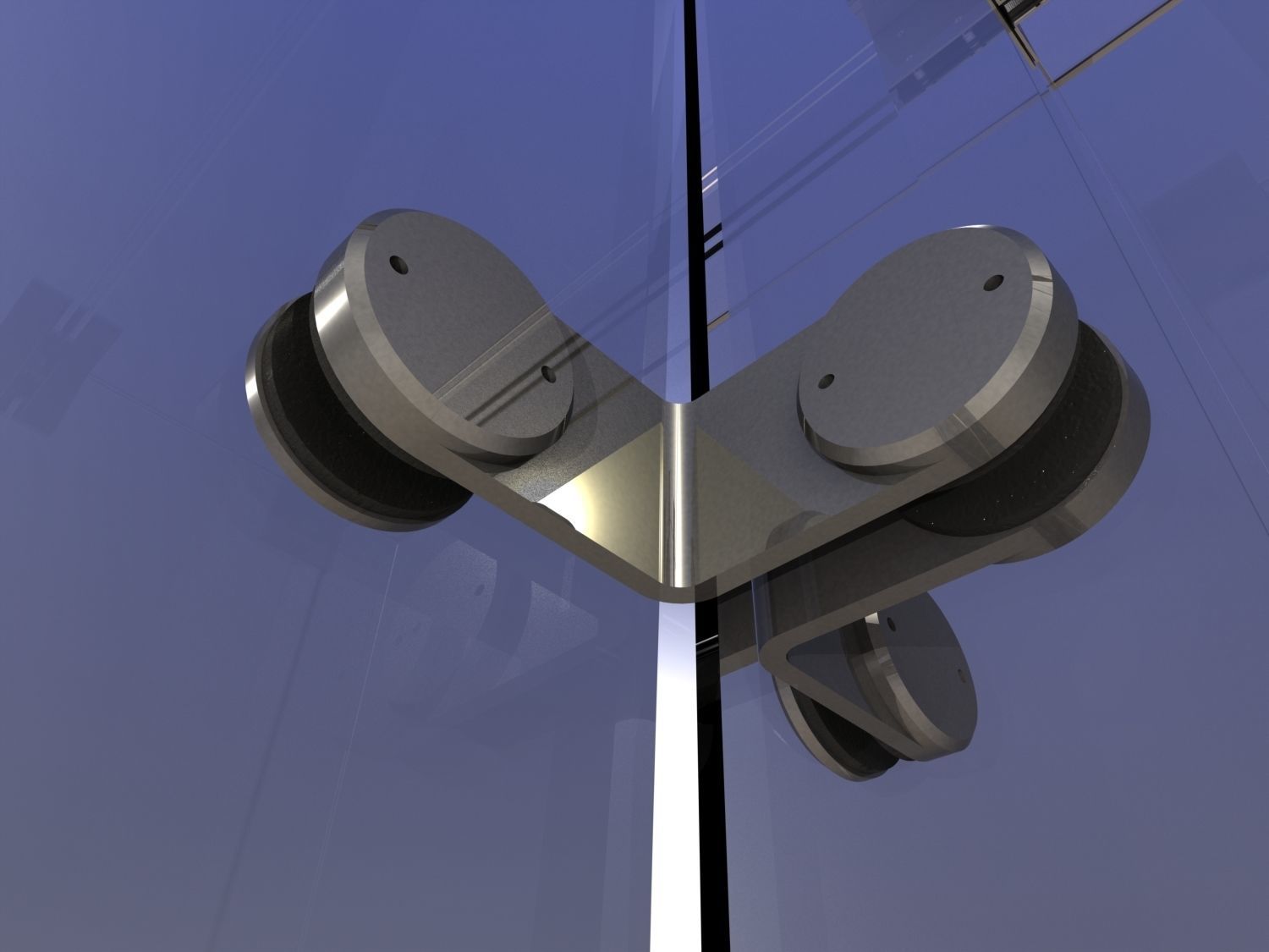 Glass arch or glass visor 3D model | CGTrader