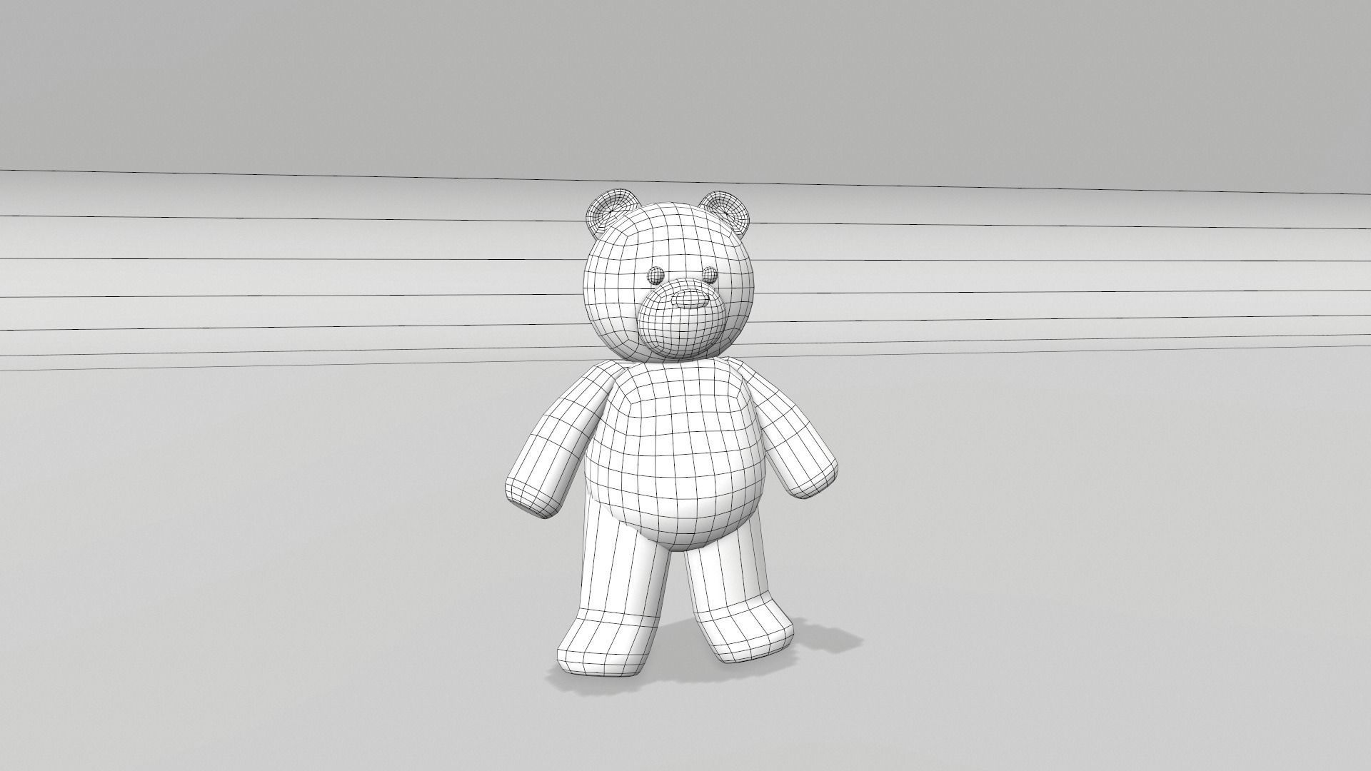 3D model Stuffed Teddy Bear VR / AR / low-poly | CGTrader