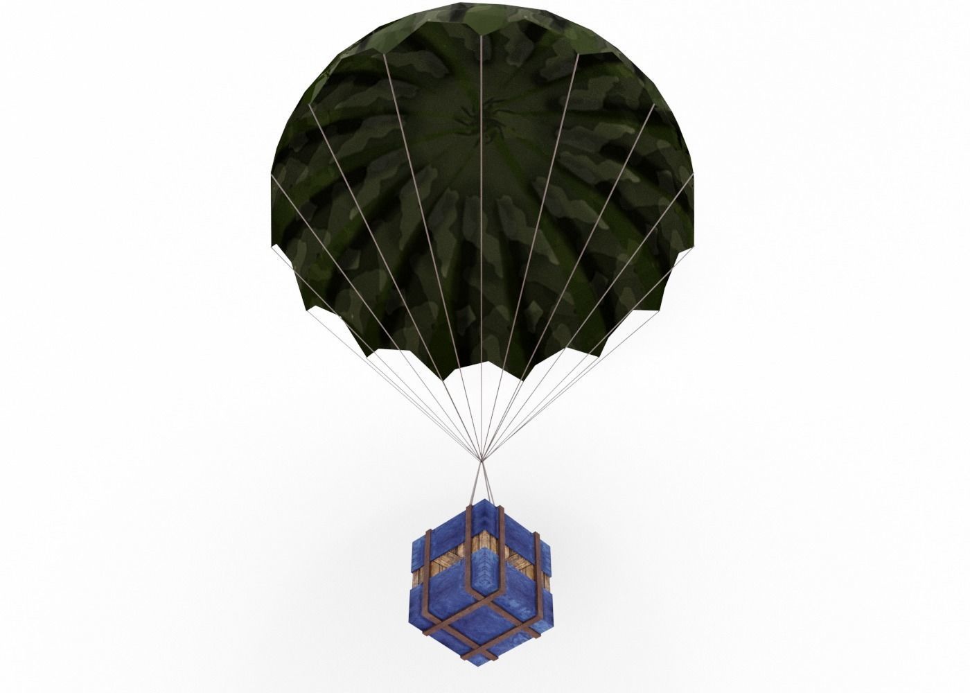 3D model Airdrop block hanging from string VR / AR / low-poly | CGTrader