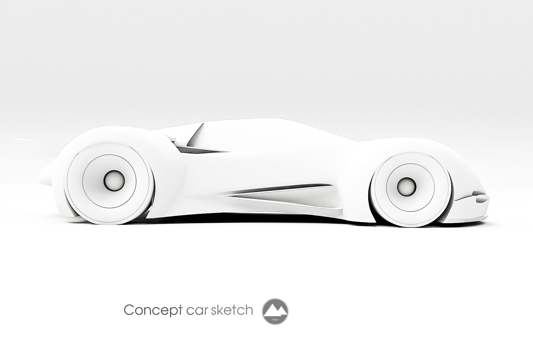 3D model Concept car sketch 3D model | CGTrader