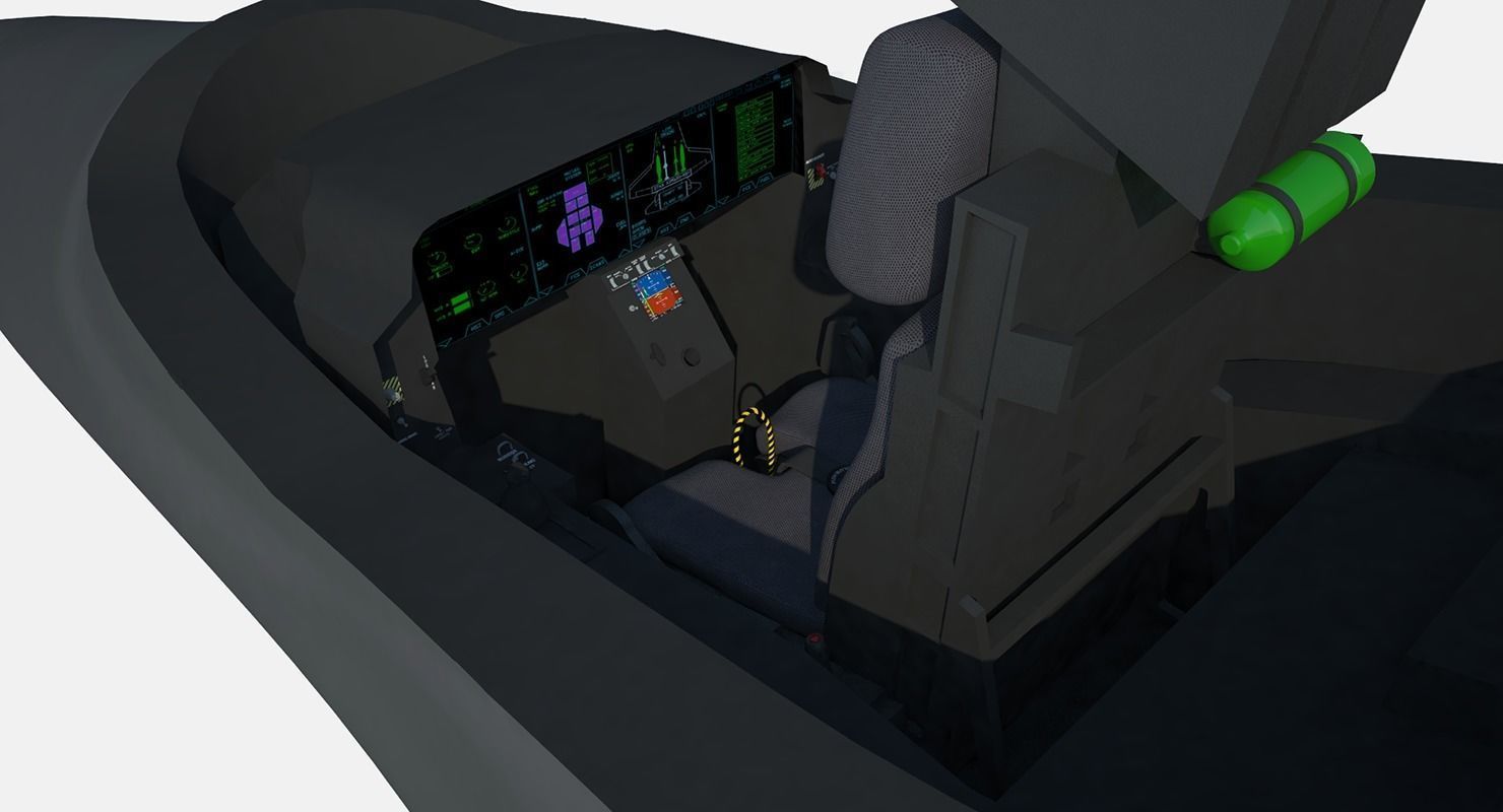 F-35 Lightning II Cockpit 3D asset | CGTrader