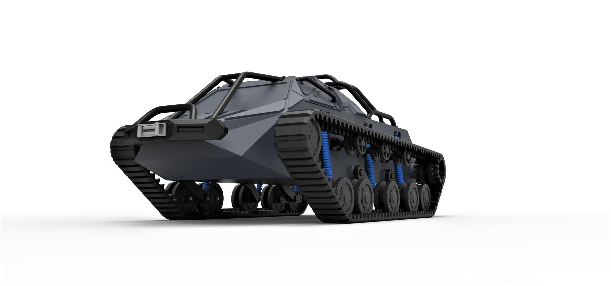 Tracked vehicle Pickup body Scale 1 to 24 3D model 3D printable | CGTrader