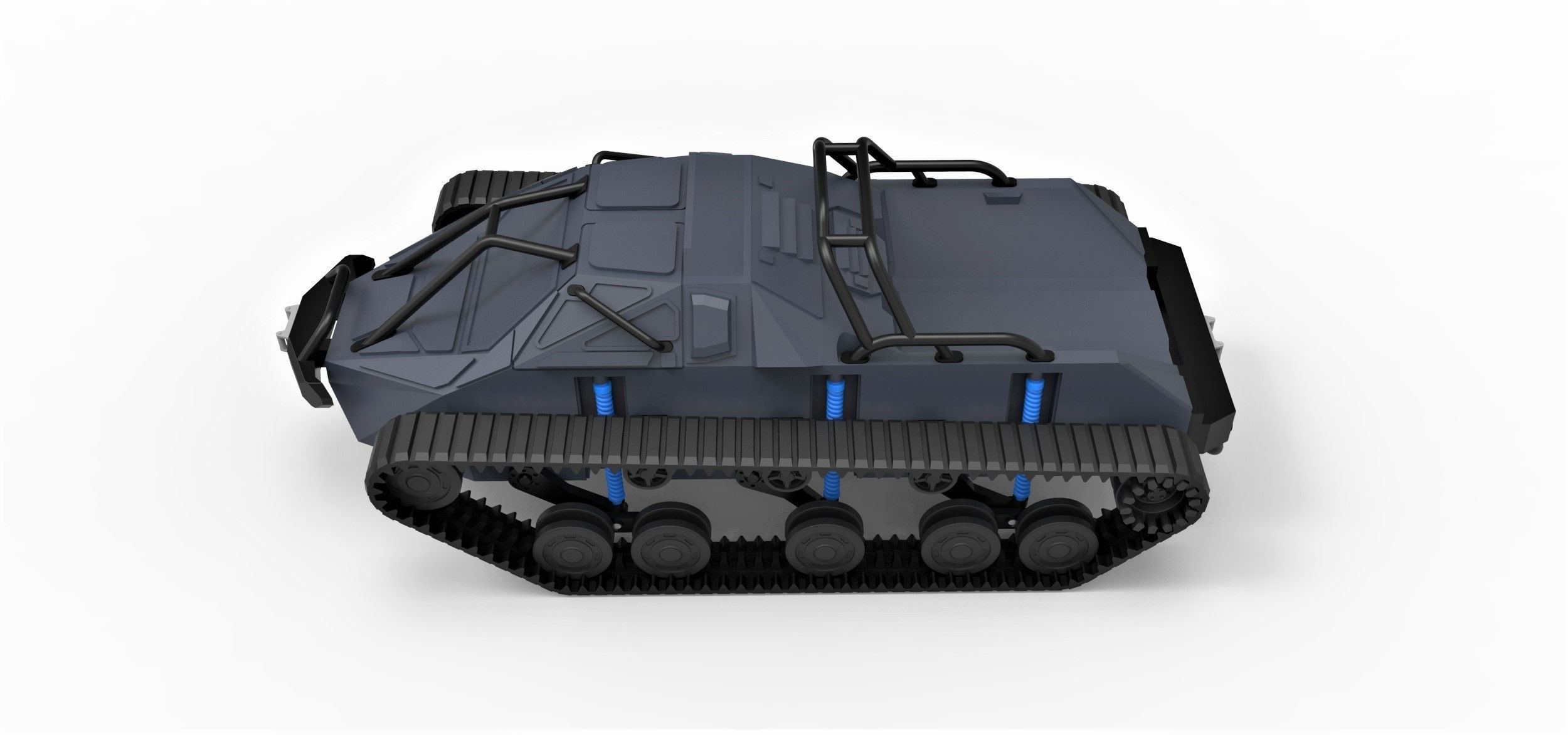 Tracked vehicle Pickup body Scale 1 to 24 3D model 3D printable | CGTrader
