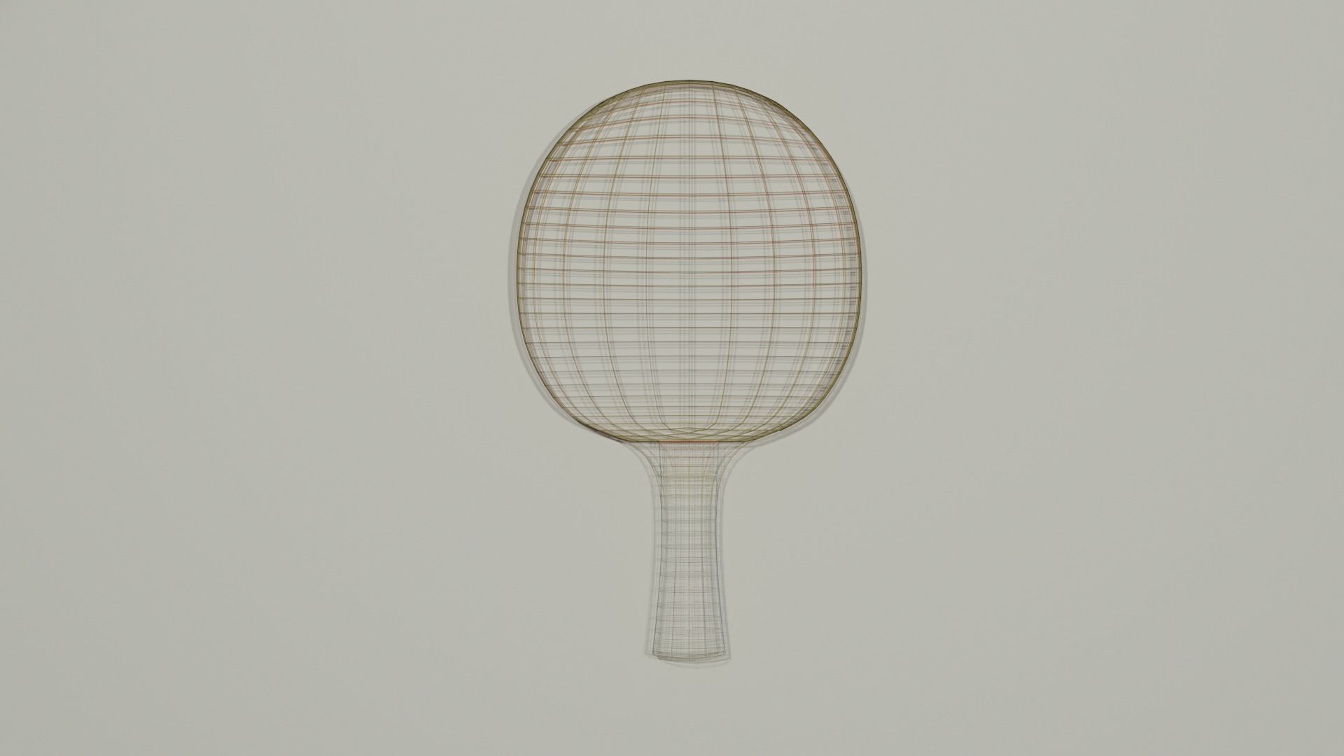 Table tennis racket 3D model 3D model | CGTrader