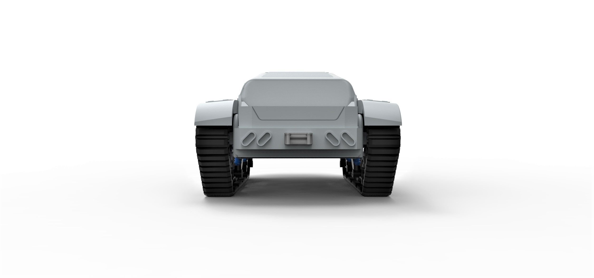 Tracked vehicle Scale 1 to 24 3D model 3D printable | CGTrader