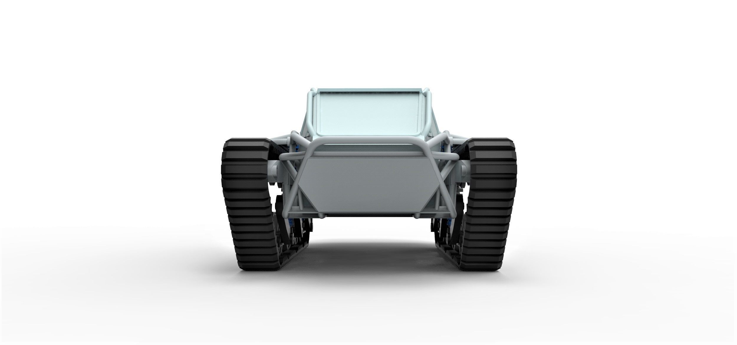 Tracked vehicle Scale 1 to 24 3D model 3D printable | CGTrader