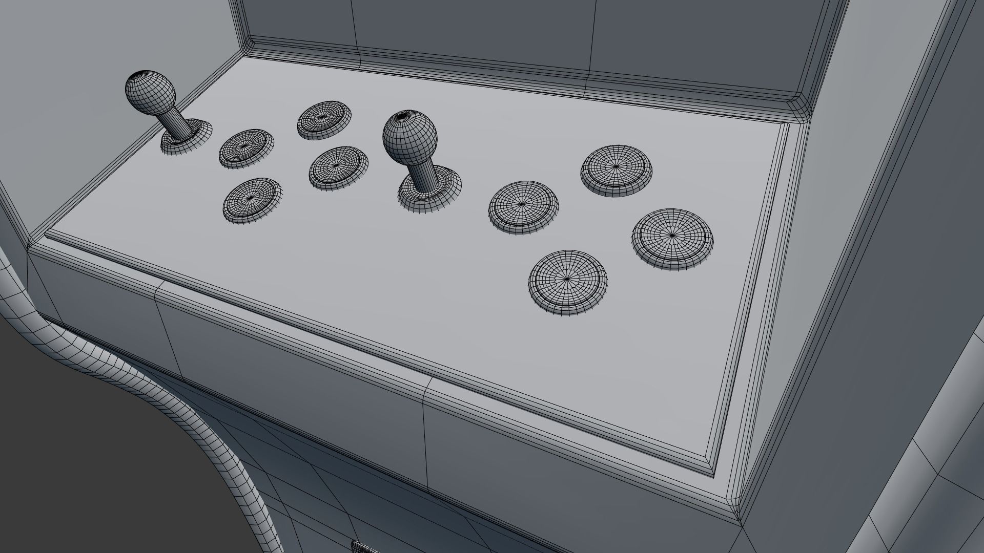 3D model Simple Arcade Machine VR / AR / low-poly | CGTrader