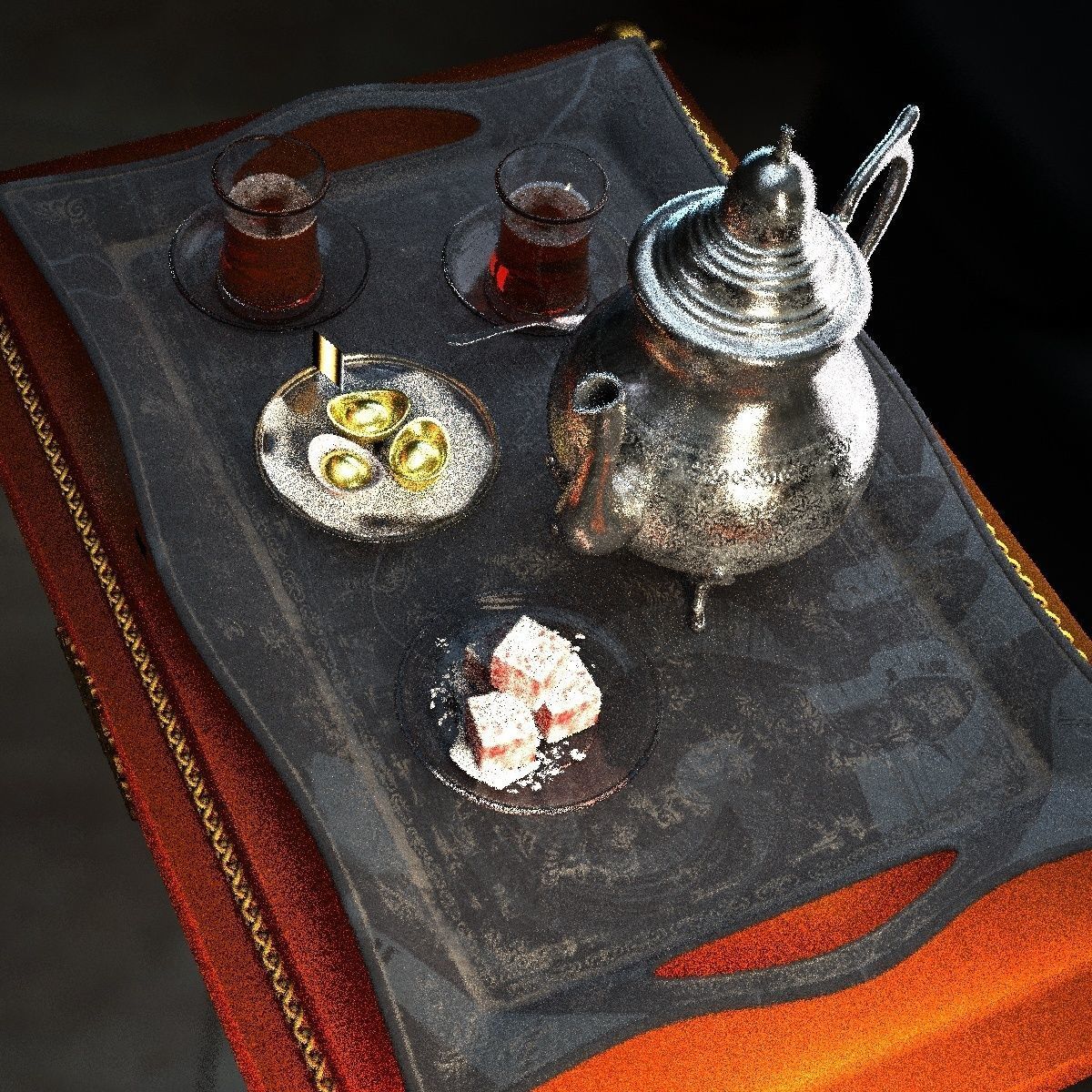 Chinese tea pot 3D model | CGTrader