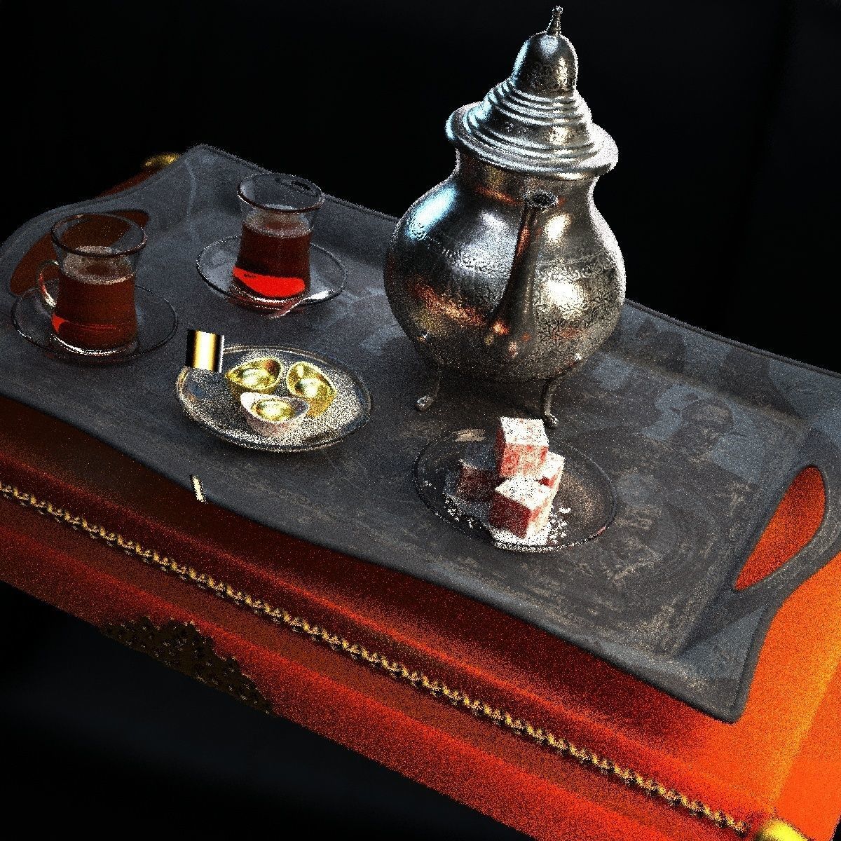 Chinese tea pot 3D model | CGTrader