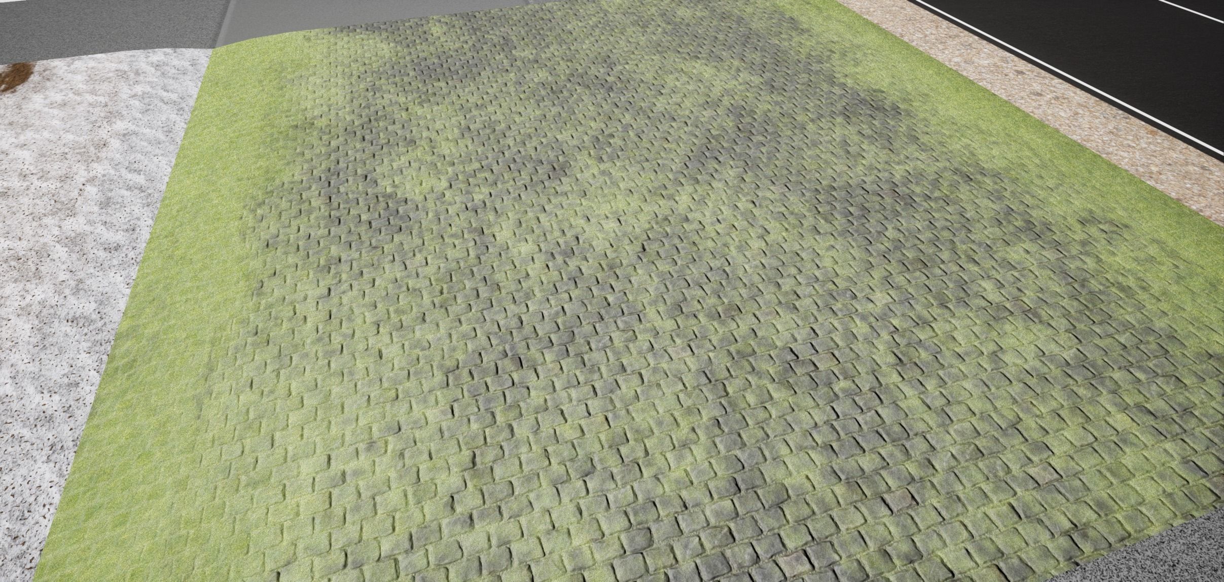 3D model Advanced Road Materials - UE4 VR / AR / low-poly | CGTrader