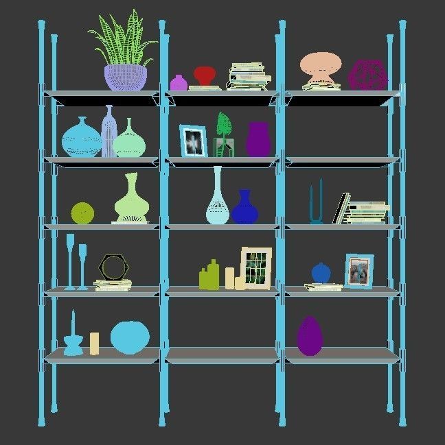 Shelf 3D model shelving unit 3D model | CGTrader
