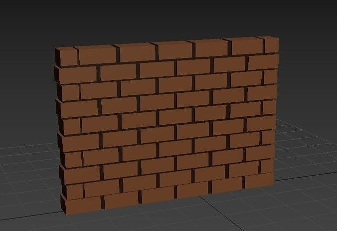 Brick wall free 3D model | CGTrader