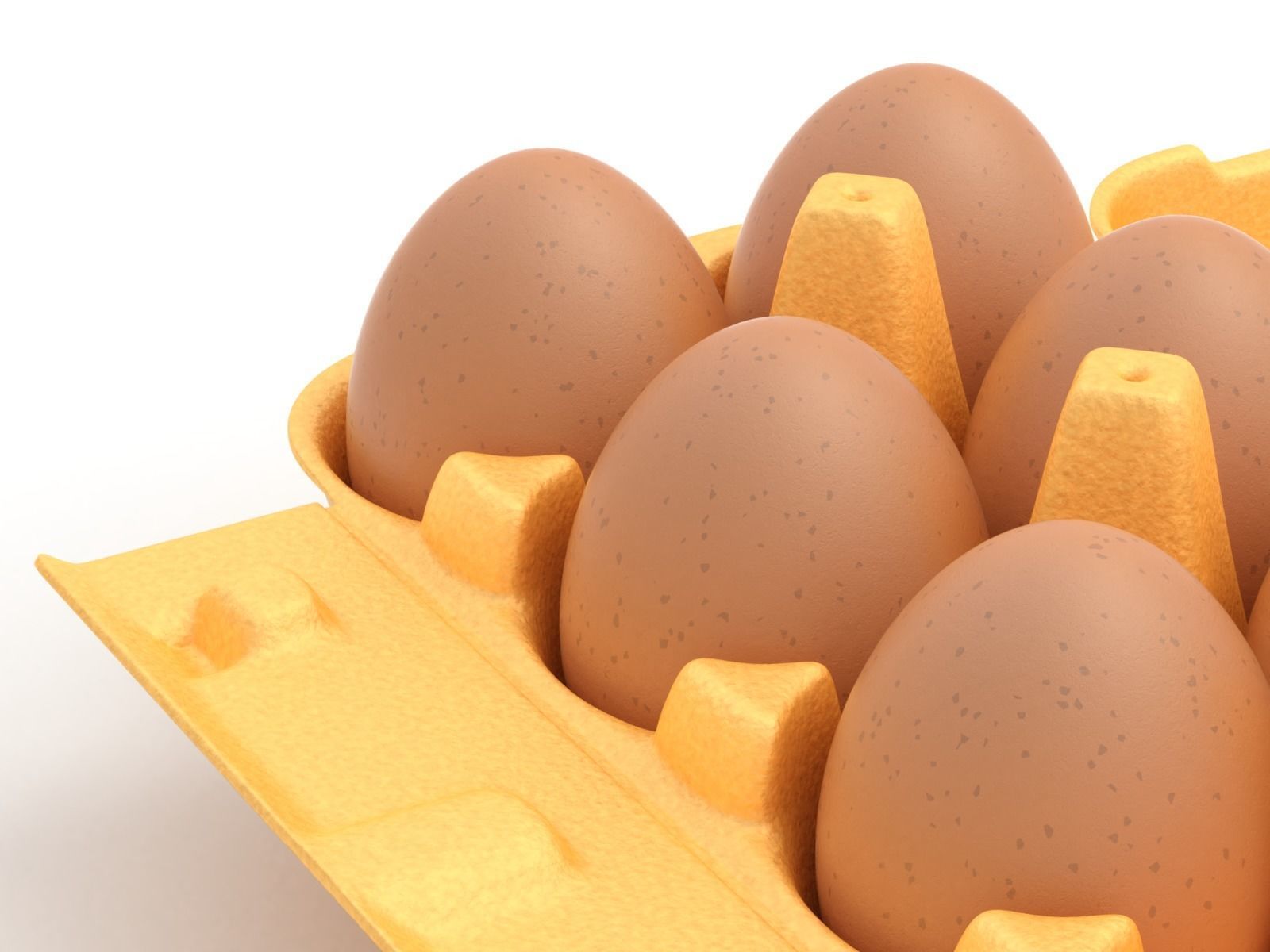 Rigged Egg Box 3D model rigged | CGTrader