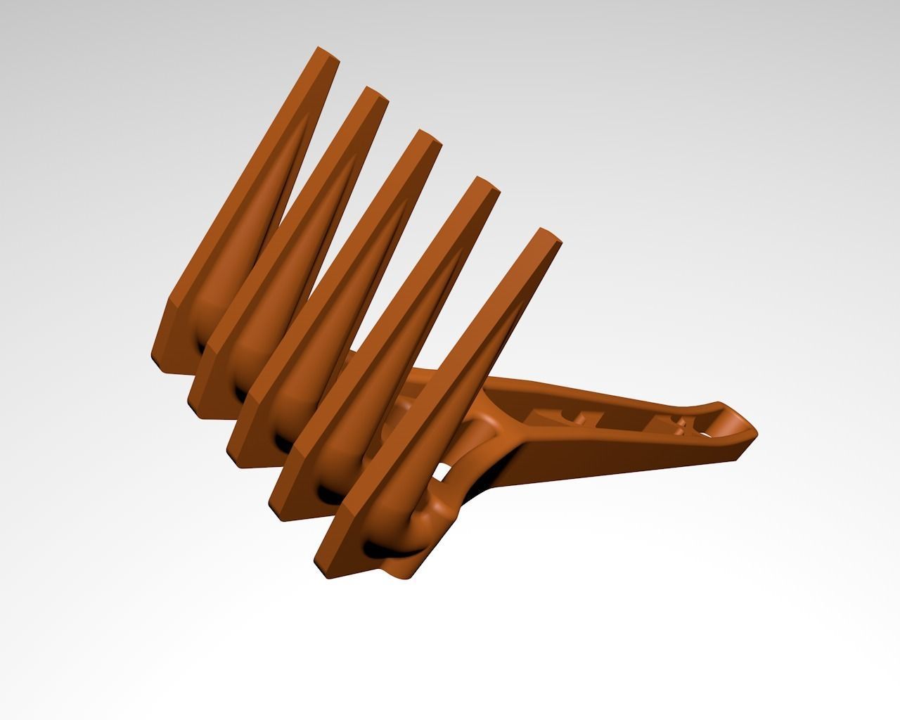 Back scratcher for any use free 3D model 3D printable | CGTrader