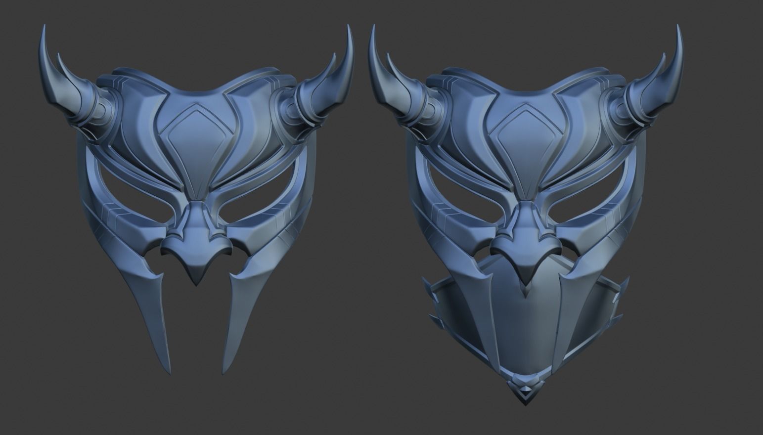 Princess Kitana samurai mask for face from Mortal Kombat 11 3D model 3D ...