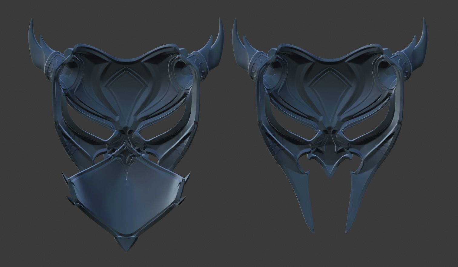 Princess Kitana samurai mask for face from Mortal Kombat 11 3D model 3D ...