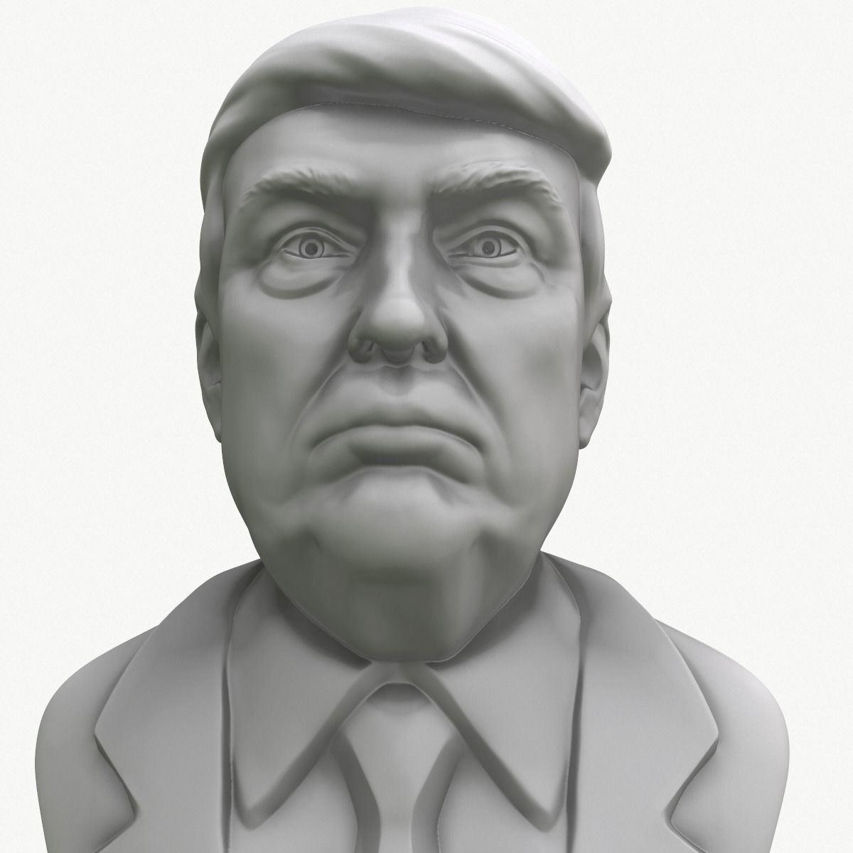 Donald Trump Bust Ready to Print 3D model 3D printable | CGTrader