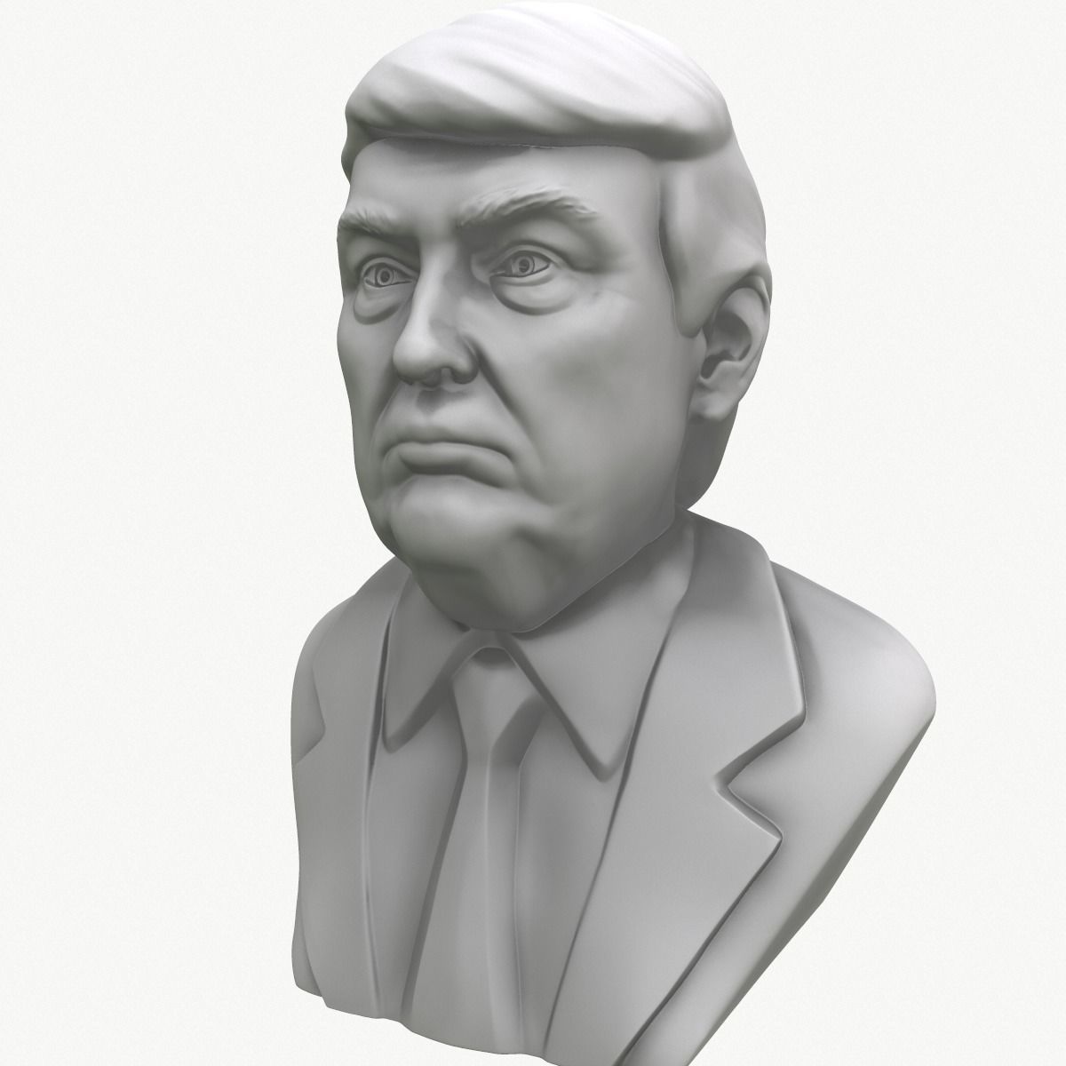 Donald Trump Bust Ready to Print 3D model 3D printable | CGTrader