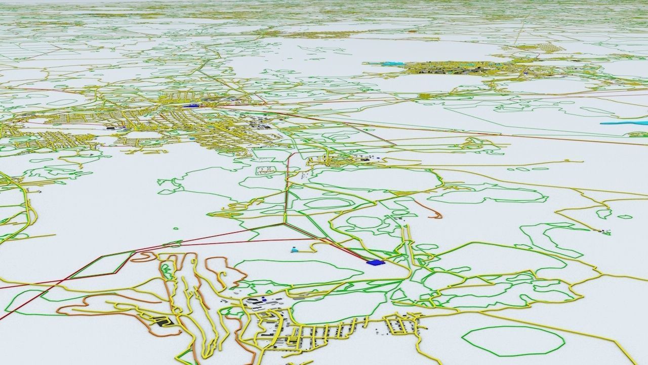 Kyshtym Mayak Nuclear Disaster Area 3D model | CGTrader