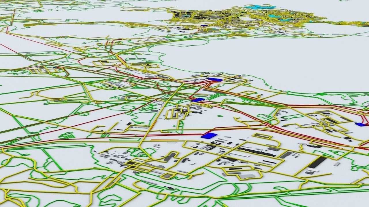 Kyshtym Mayak Nuclear Disaster Area 3D model | CGTrader