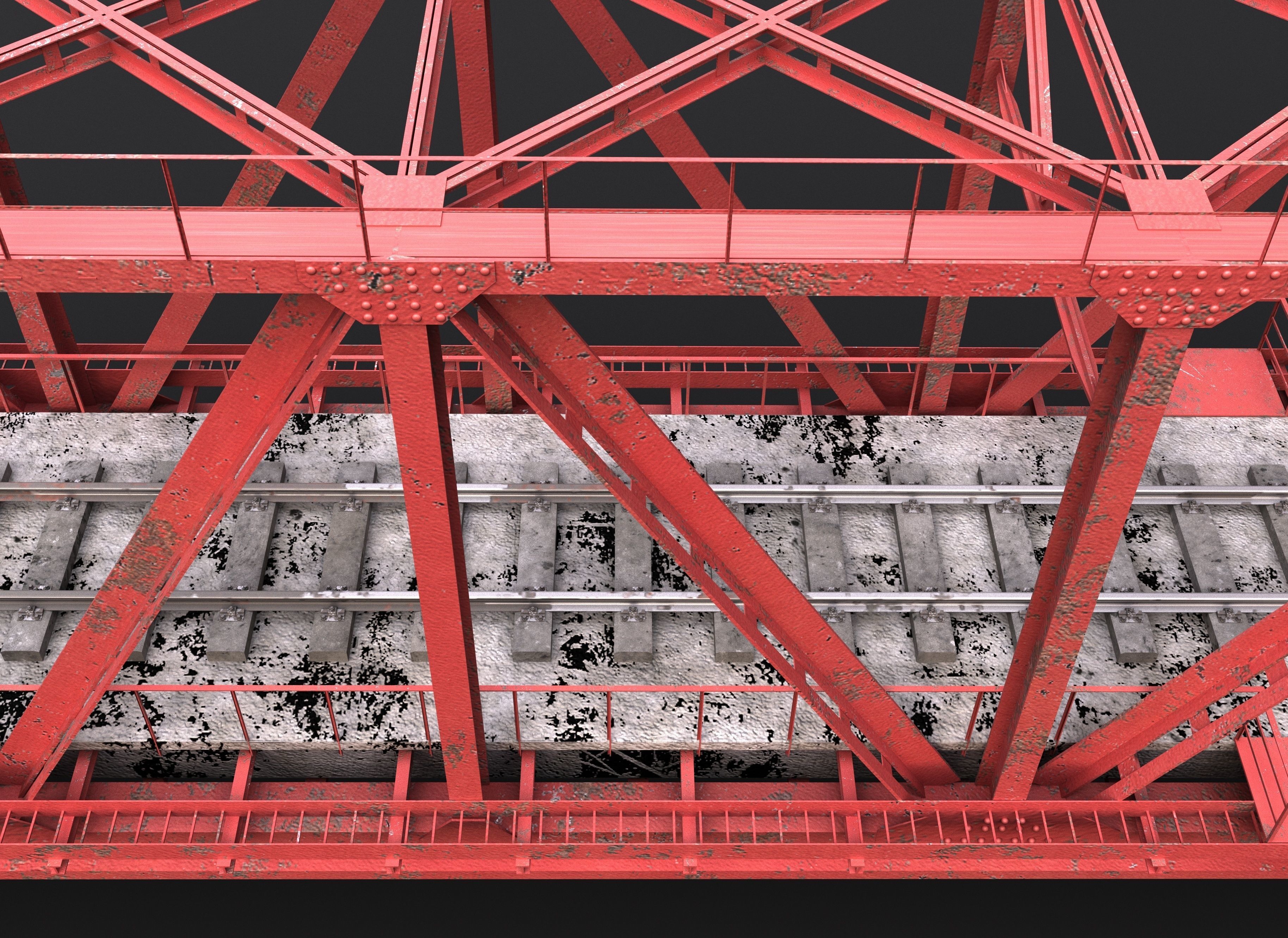 Railway bridge 3D model 3D model | CGTrader