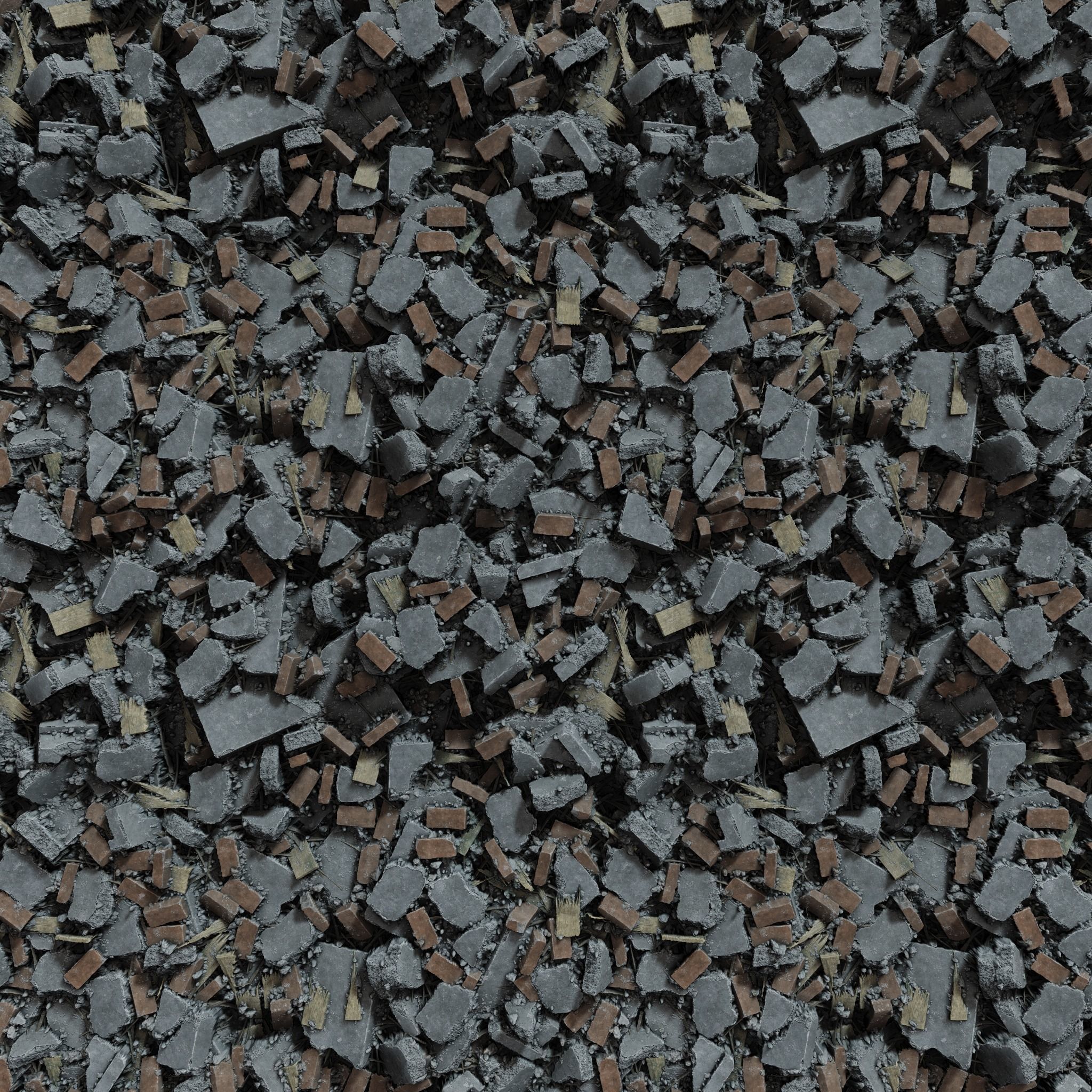 Debris Piles PBR seamless textures 4K Texture | CGTrader