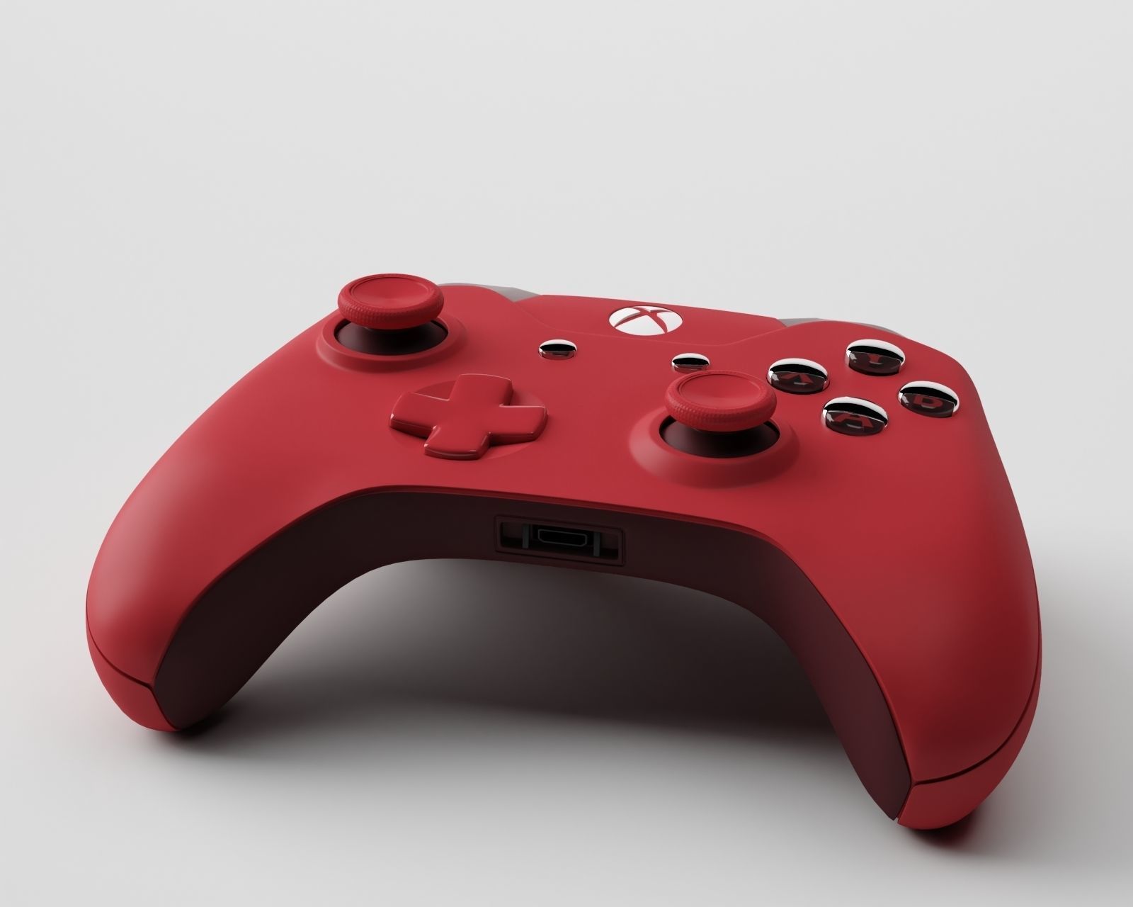 Xbox One Red Edition Controller 3D model | CGTrader