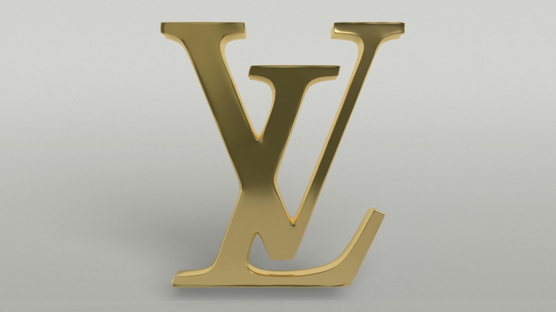 Louis Vuitton Logo Pack free VR / AR / low-poly 3D model | CGTrader