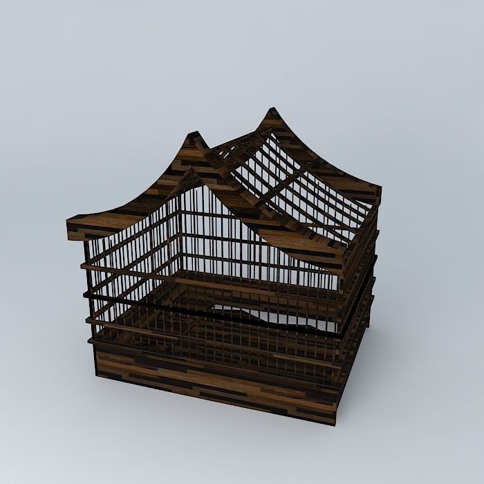 bird cage cage free 3D model | CGTrader