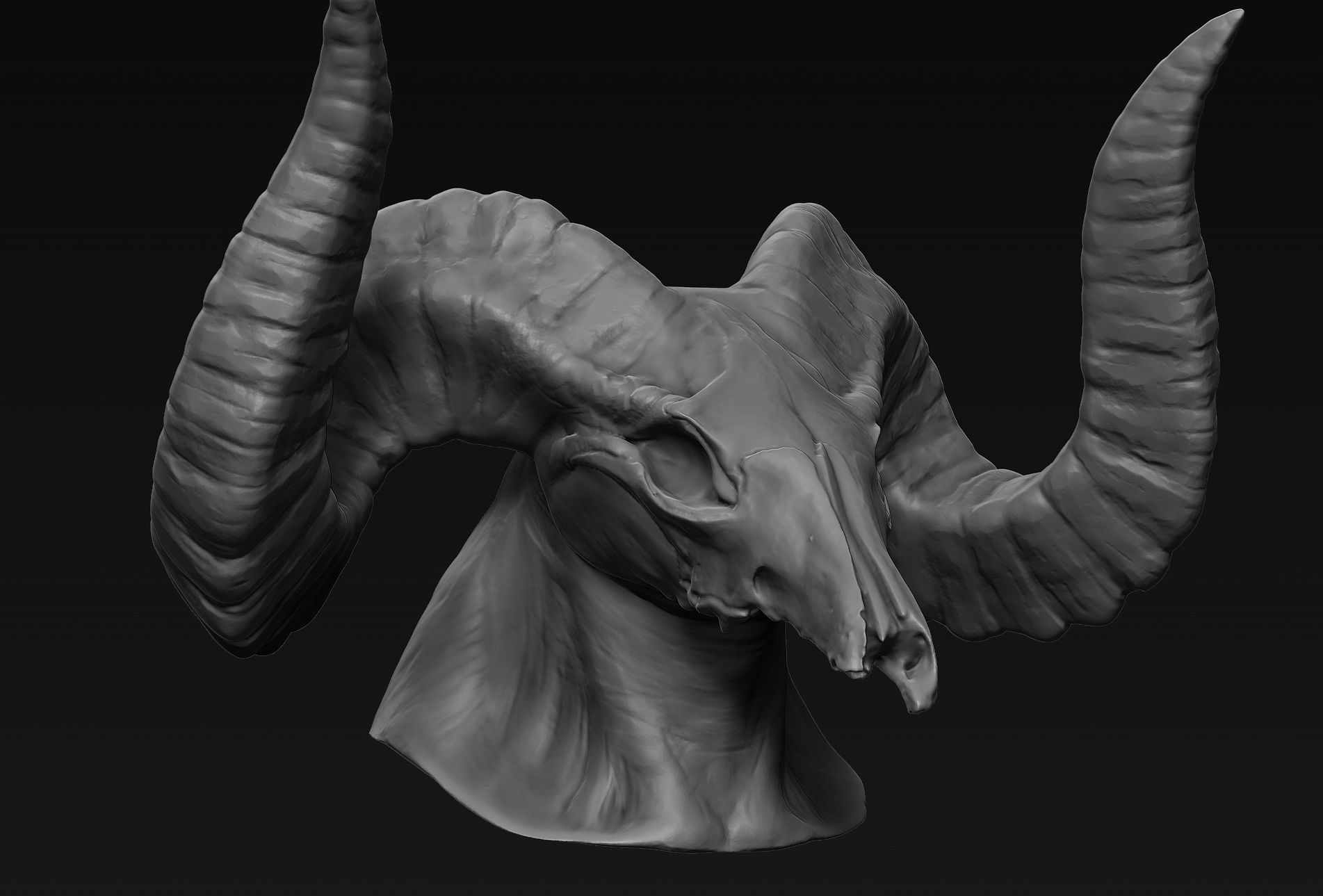 Demon Head 06 3D model | CGTrader
