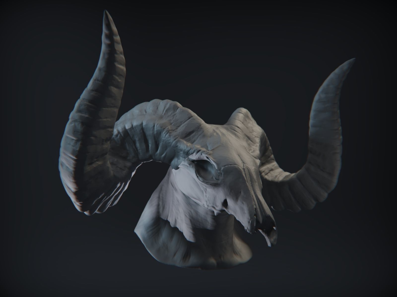 Demon Head 06 3D model | CGTrader