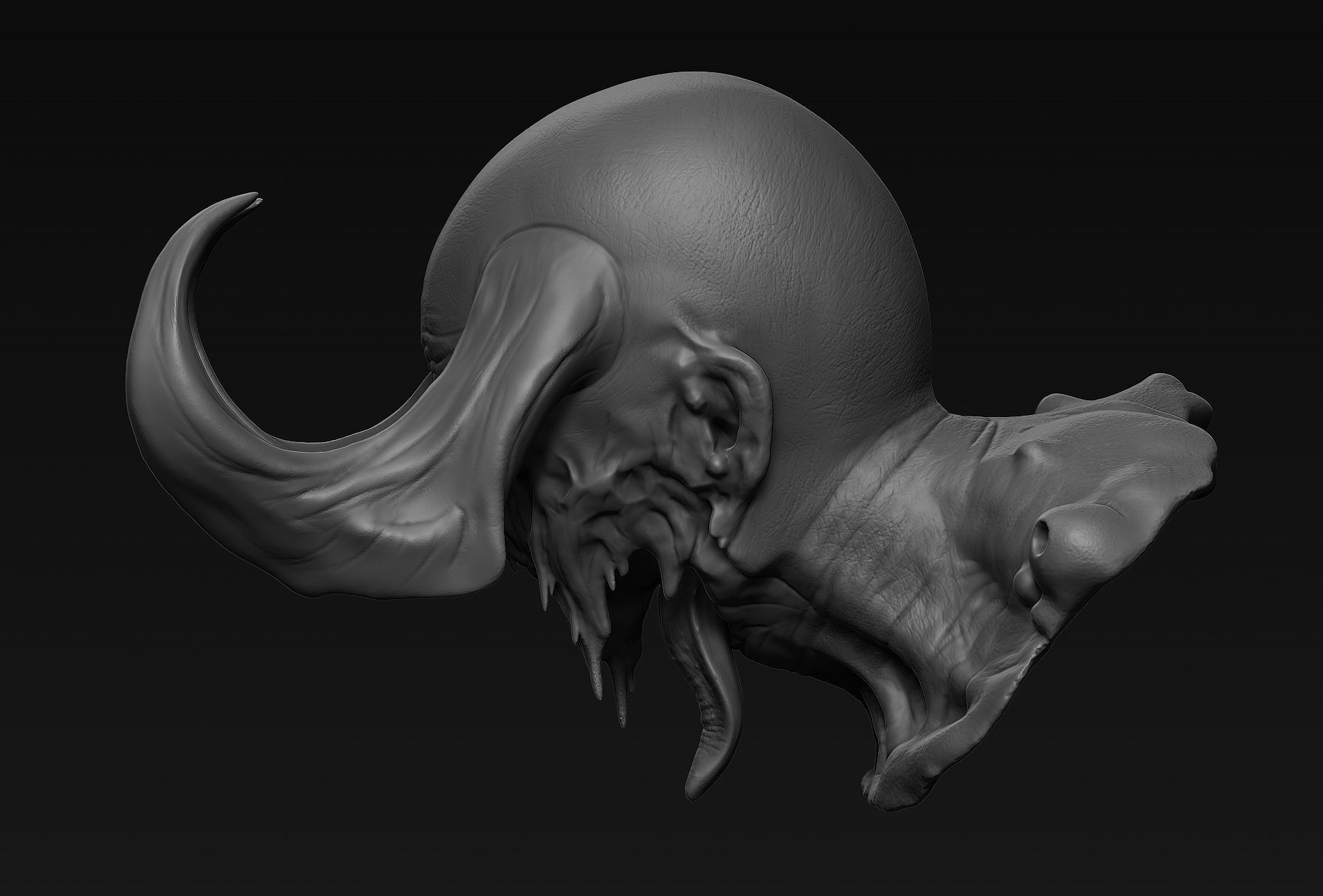 Demon Head 07 3D model | CGTrader