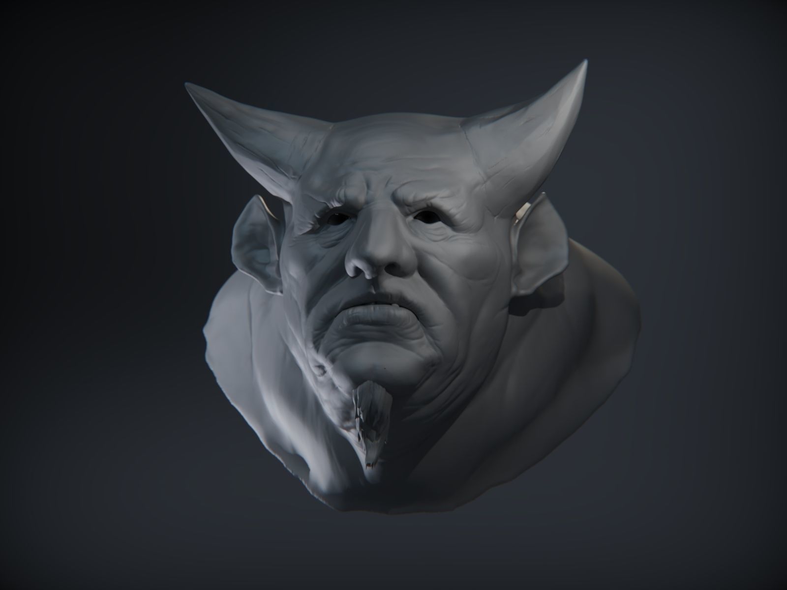 Demon Head 08 3D model | CGTrader
