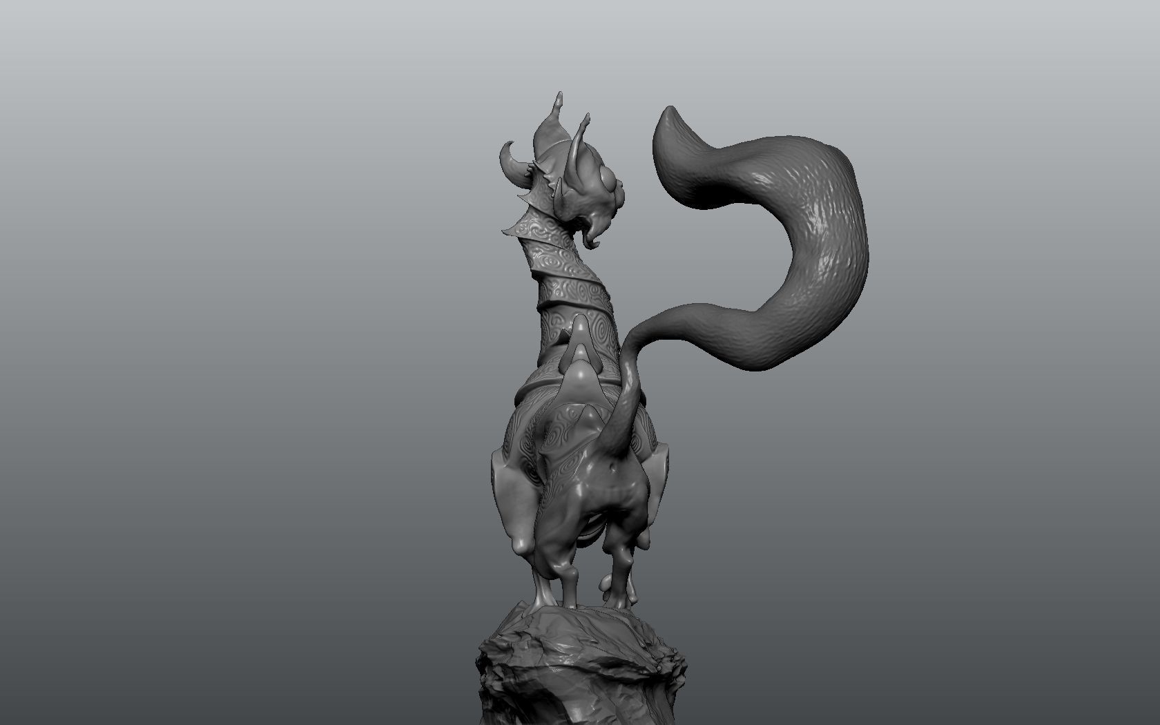 Meowr a cat-dragon 3D model 3D printable | CGTrader