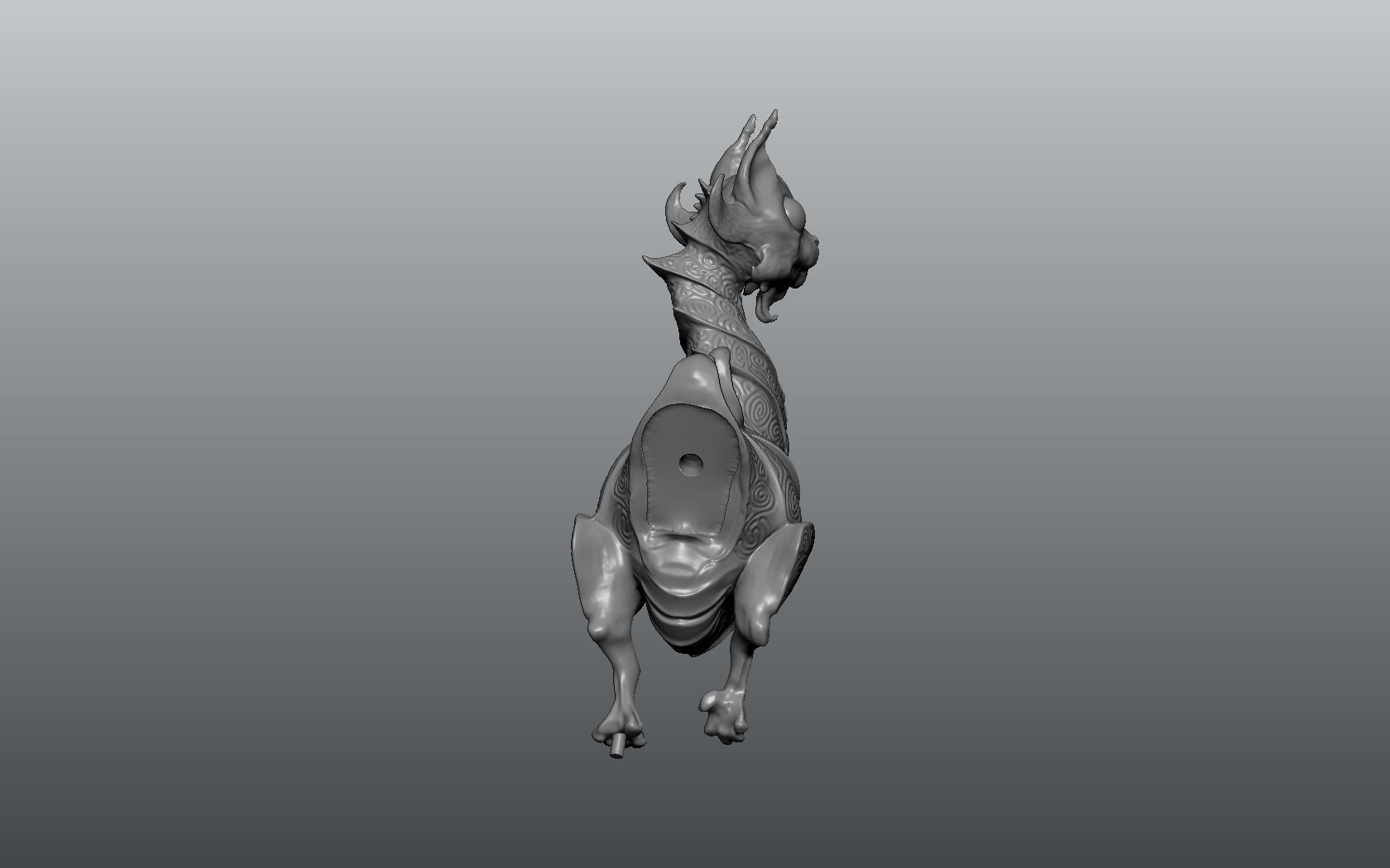 Meowr a cat-dragon 3D model 3D printable | CGTrader