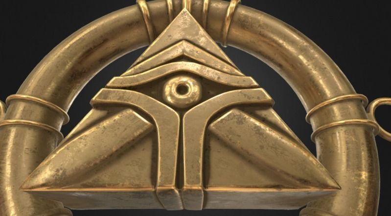 YuGiOh Millennium Ring 3D model | CGTrader