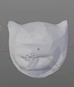 Robocat cat head with eyes free 3D model | CGTrader