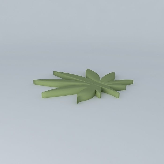 marijuana hemp free 3D model | CGTrader