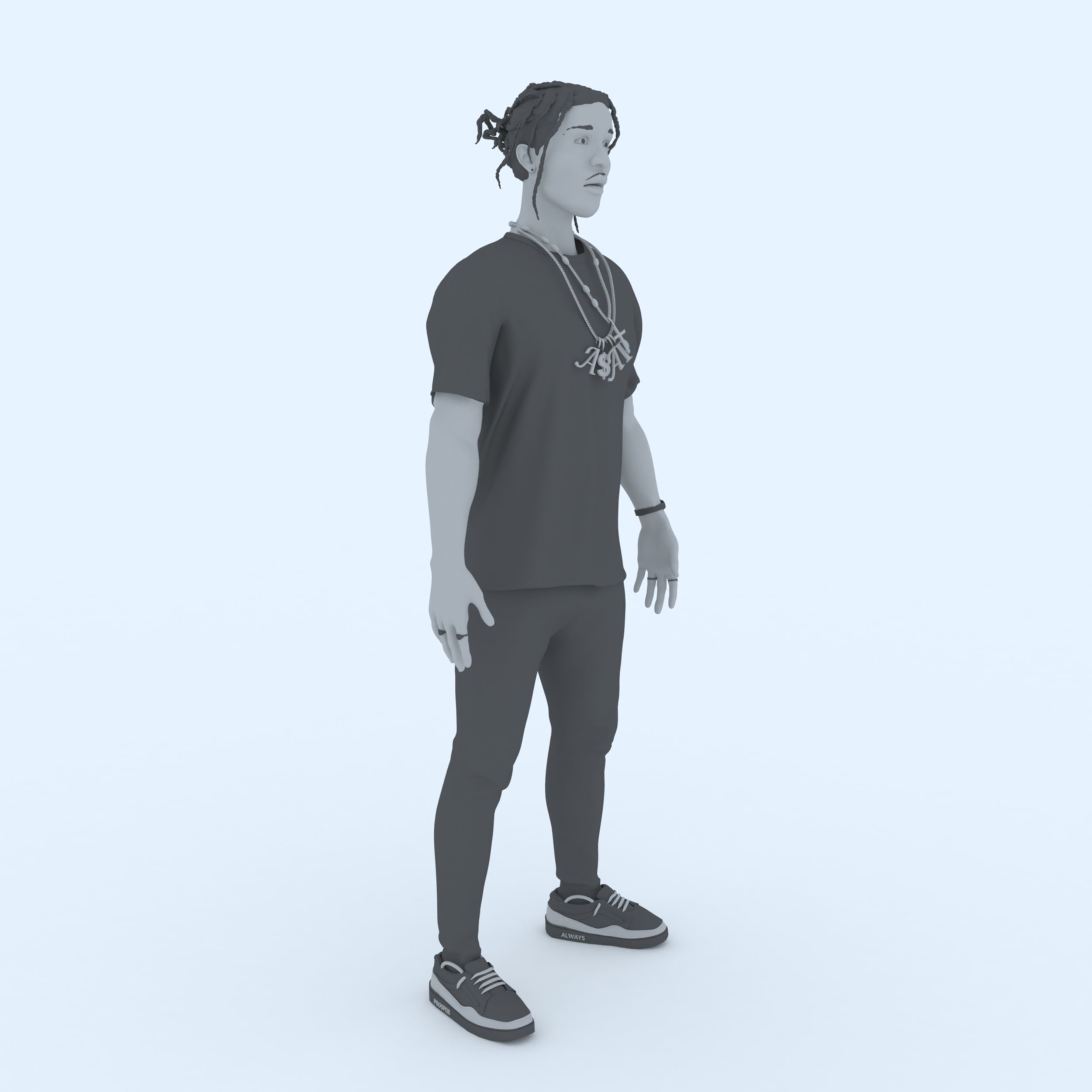 ASAP Rocky Model 3D model 3D printable | CGTrader