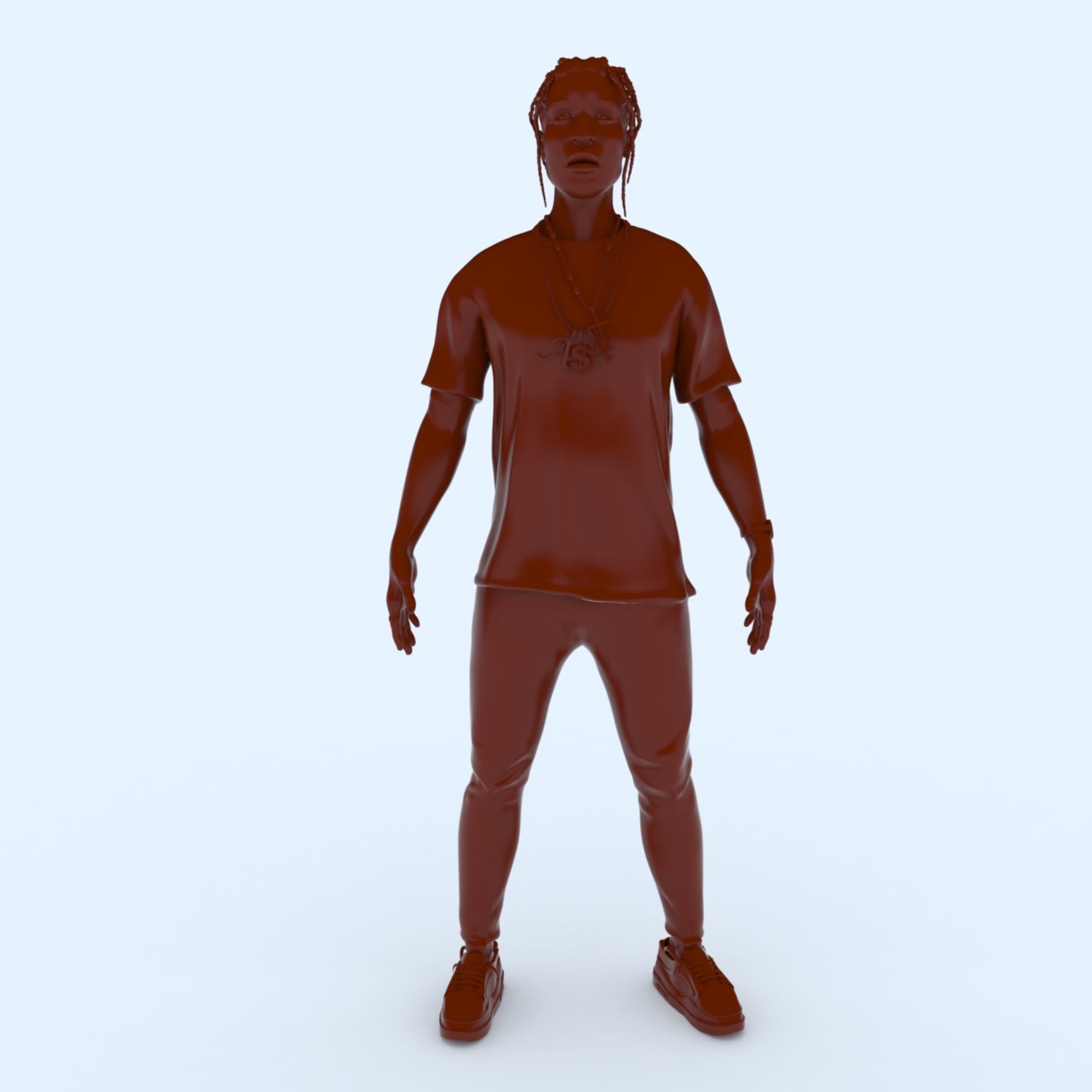 ASAP Rocky Model 3D model 3D printable | CGTrader