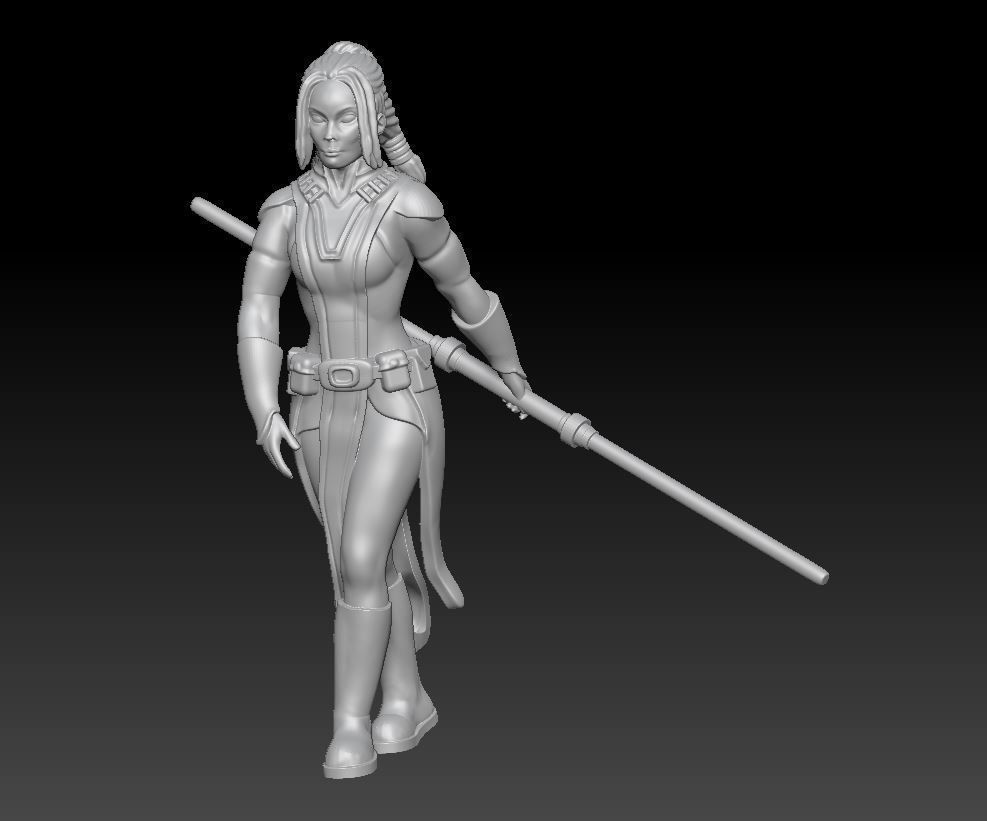 Ancient Female Warrior 3D model 3D printable | CGTrader