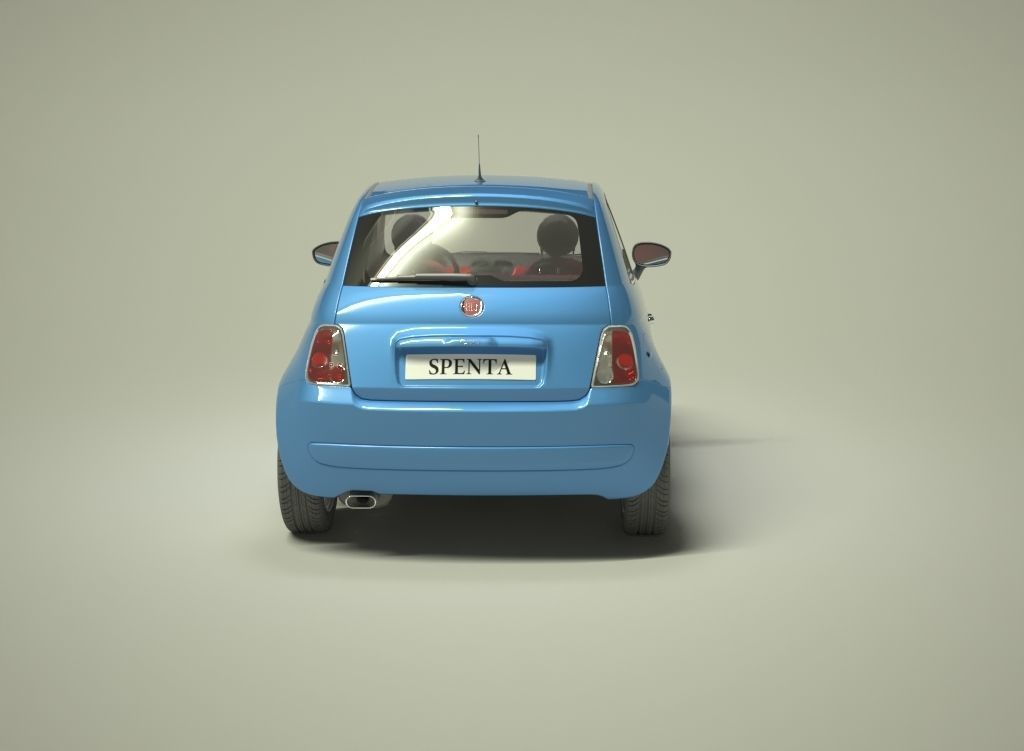 3D model Fiat Car VR / AR / low-poly | CGTrader