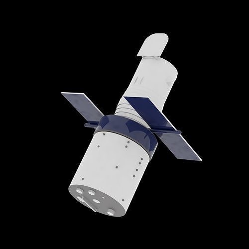 Satellite spacecraft free VR / AR / low-poly 3D model | CGTrader
