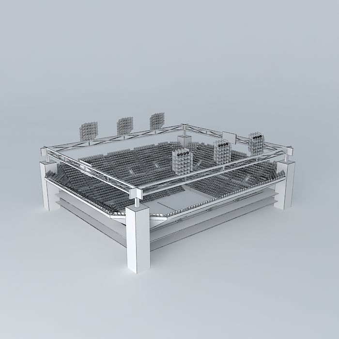 Tennis stadim 3D model | CGTrader