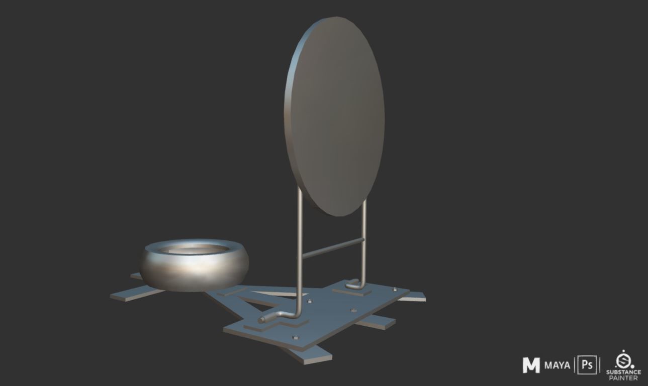 3D model Reactive Target Game props VR / AR / low-poly | CGTrader